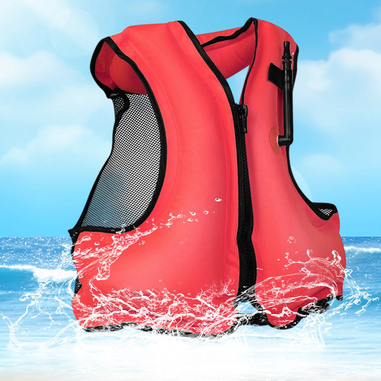 Plus Size Swimwear For Women Men, Swimming Vest for Adults, Inflatable ...