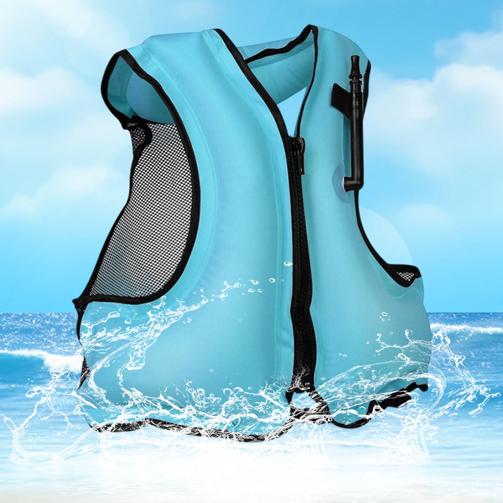 Plus Size Swimwear For Women Inflatable Swim Vest Comfortable Beach ...