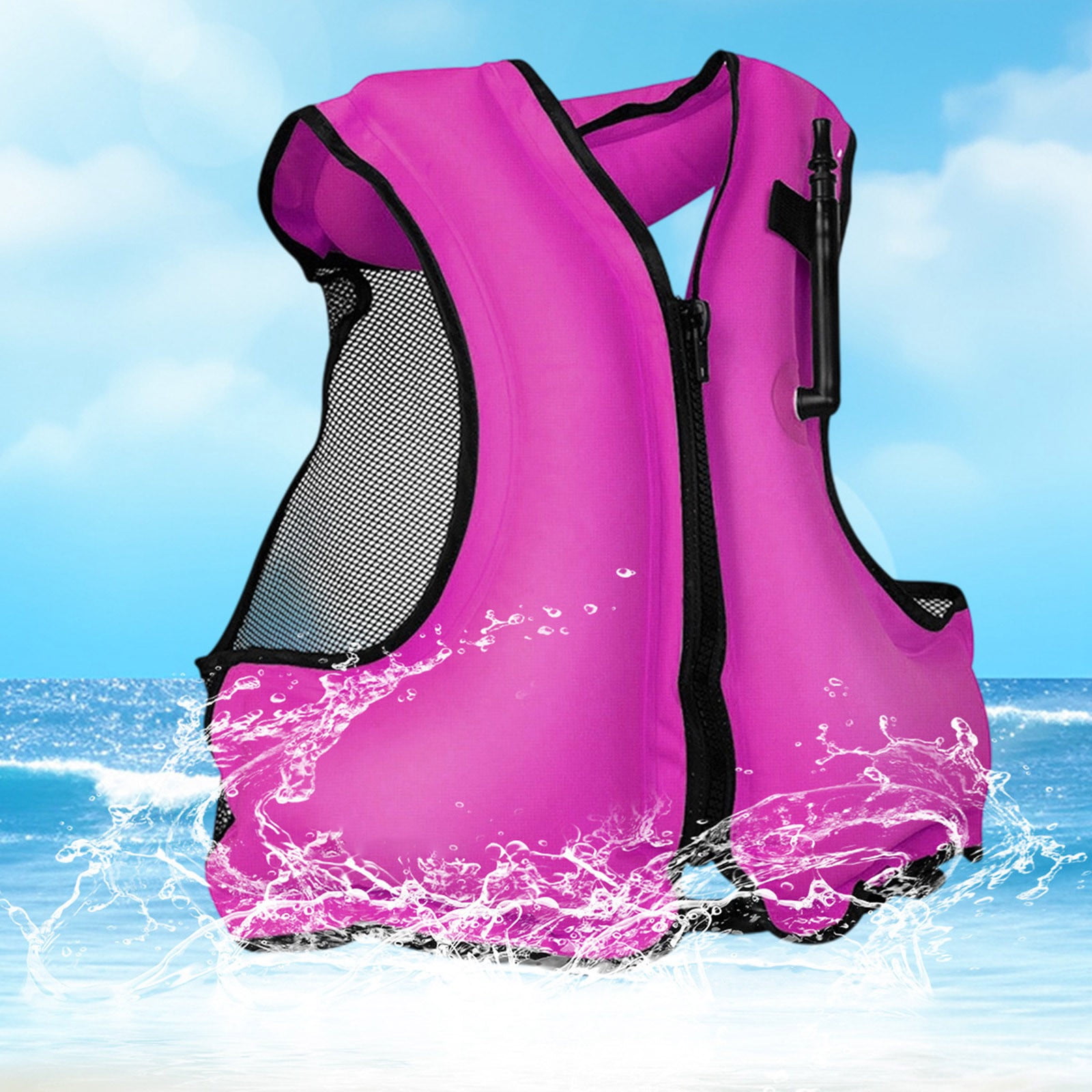 Plus Size Swimwear for Women Inflatable Swim Vest Comfortable Beach ...