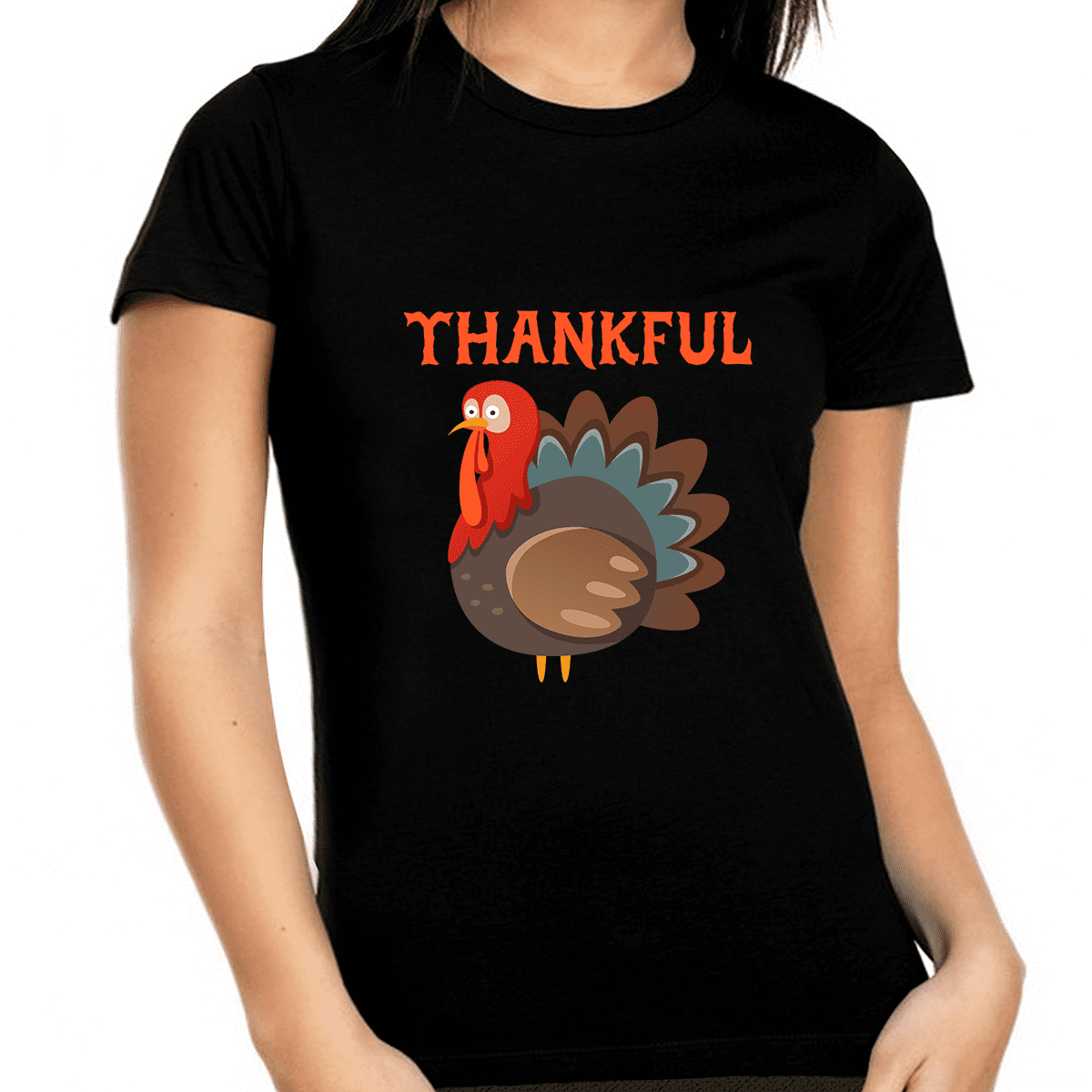 Plus Size Thanksgiving Shirts for Women Fall Clothes for Women Plus ...