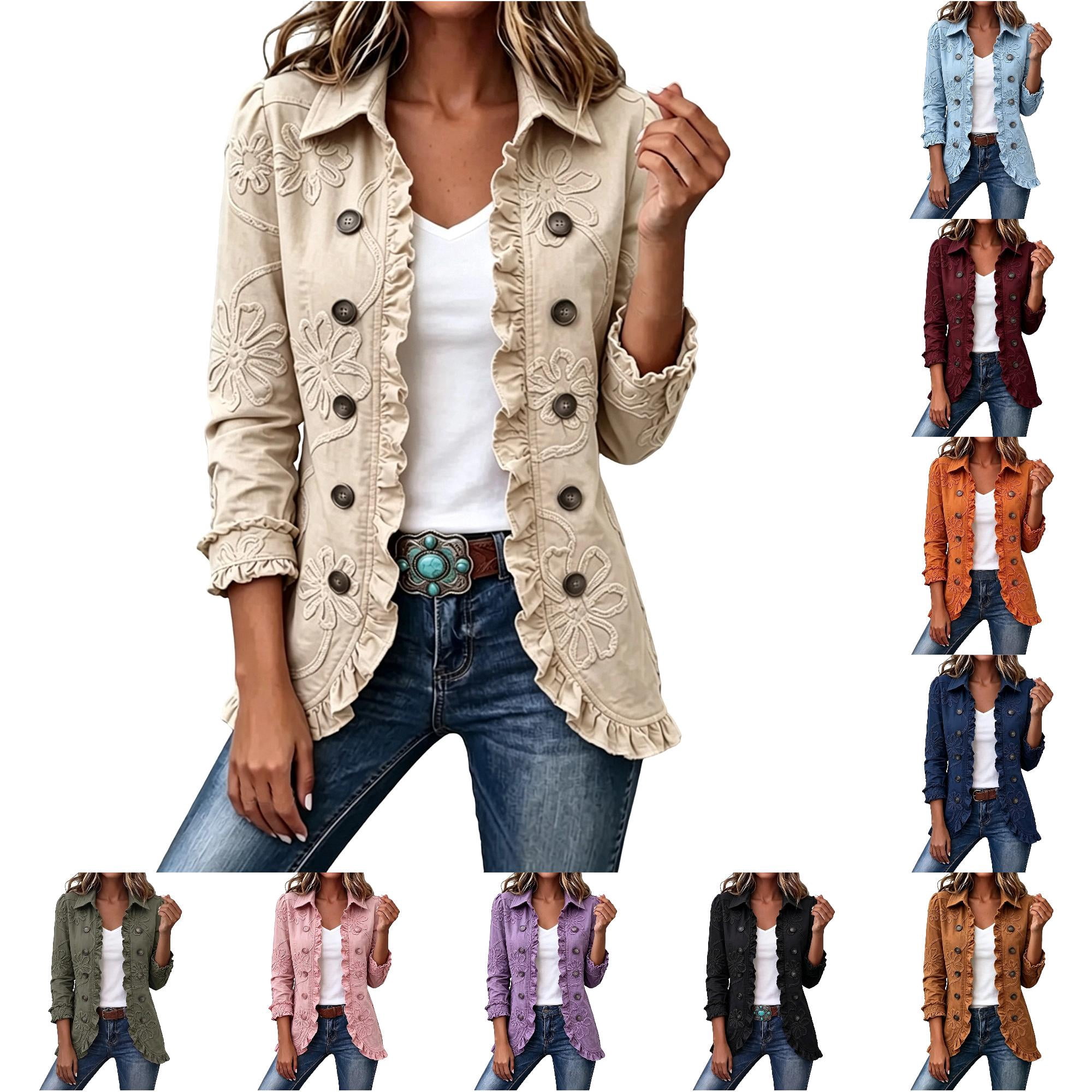 Plus Size Unisex Patchwork Print Jacket Cozy for All Seasons Casual ...