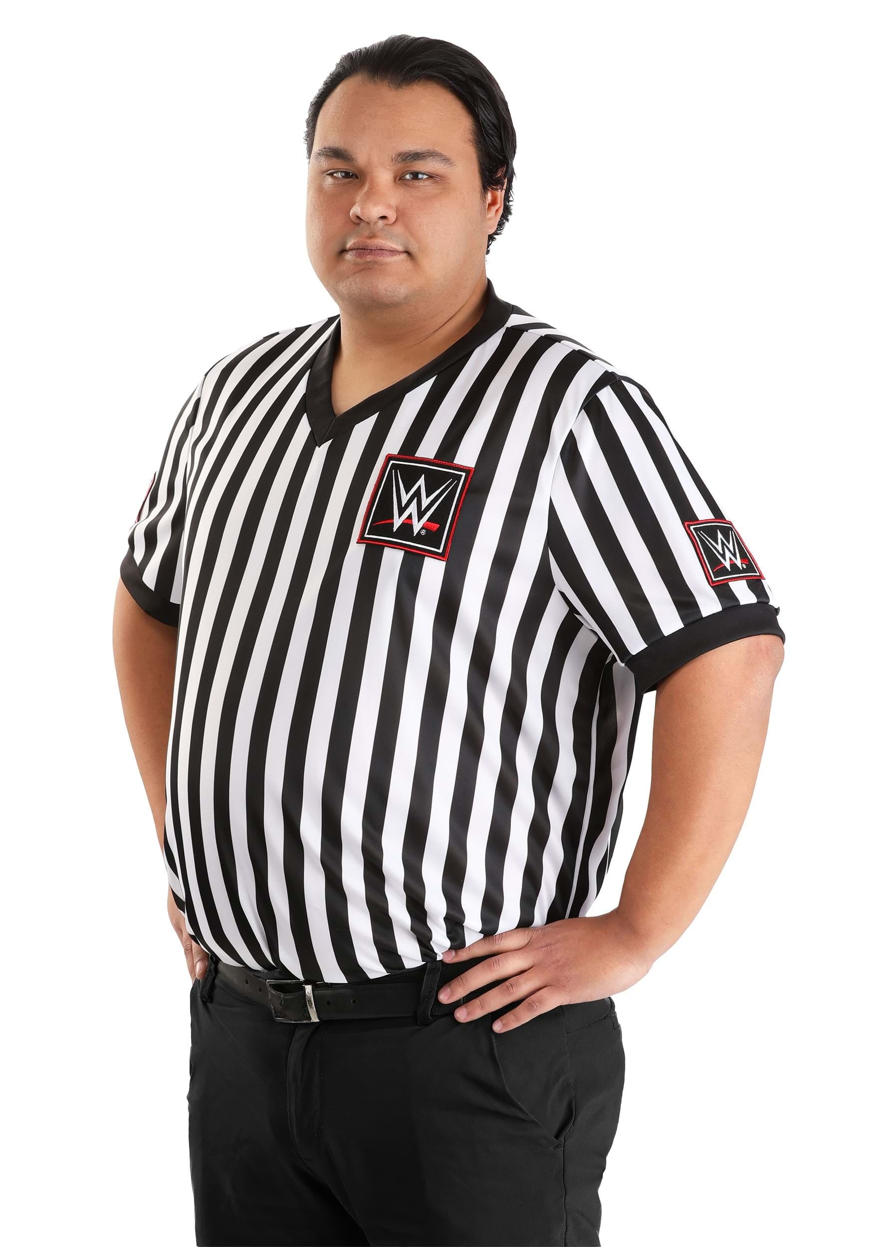 Plus Size WWE Referee Shirt Costume for Men - Walmart.com