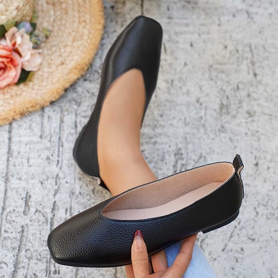 Plus Size Wide Width Round Toe Rhinestone Women's Casual & Dress Shoes ...