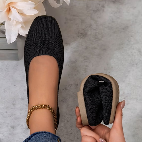 Plus Size Wide Width Shallow Cut Women's Daily Wear Dress Shoes ...
