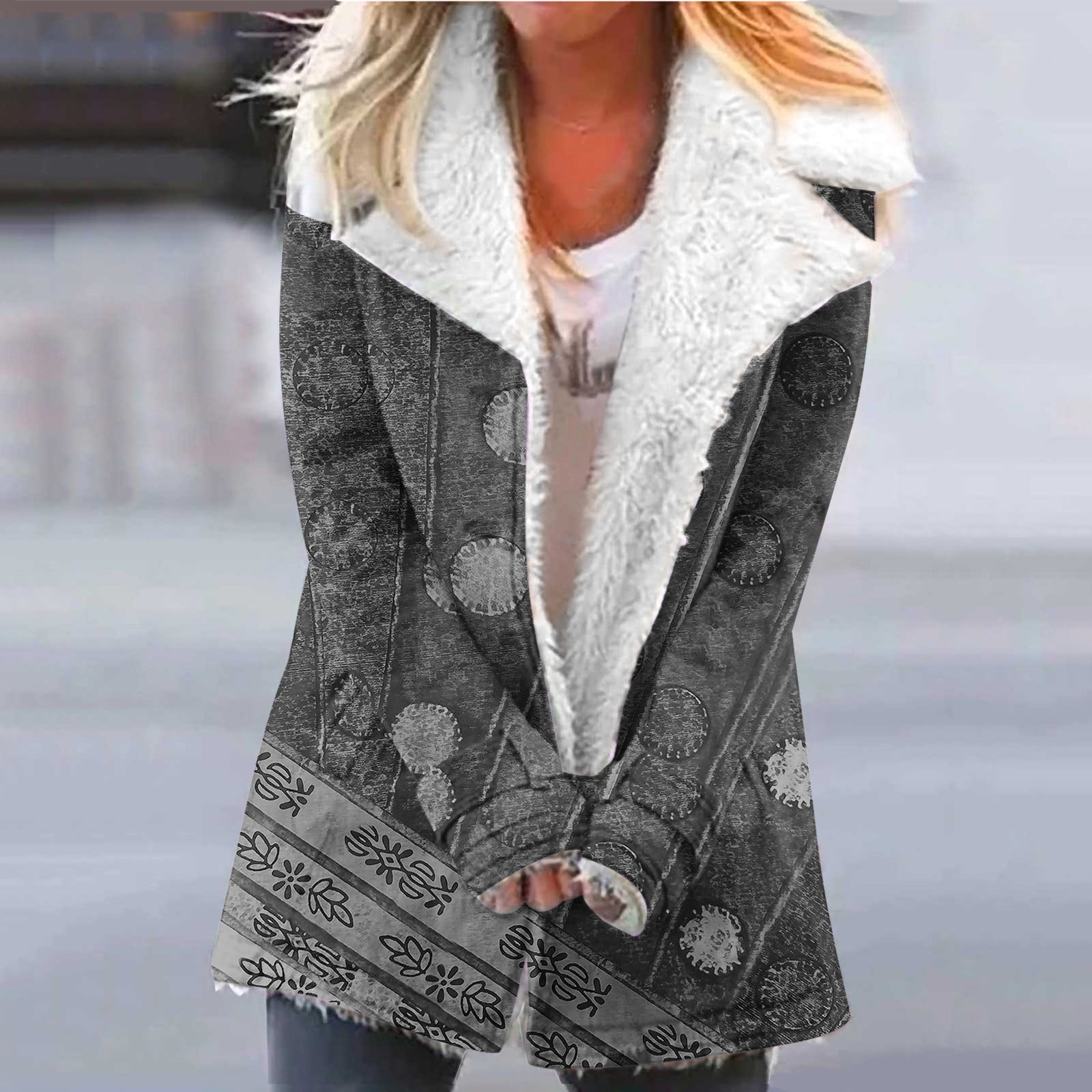 Plus Size Winter Coats for Women, Women Plus Size Winter Warm Composite ...