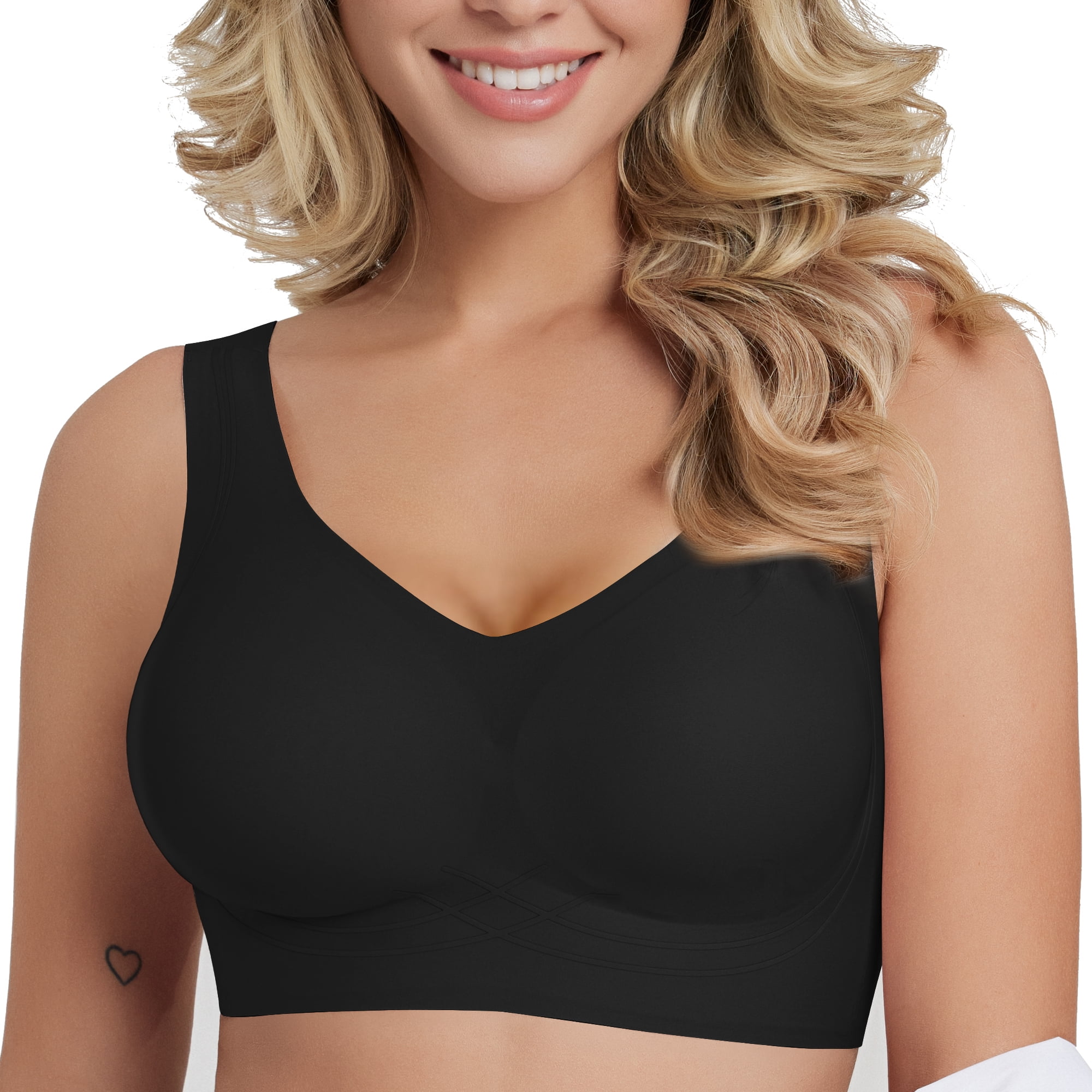 Customer reviews for Wireless Bras for Women Plus Size Seamless Full Coverage Comfortable Soft ...