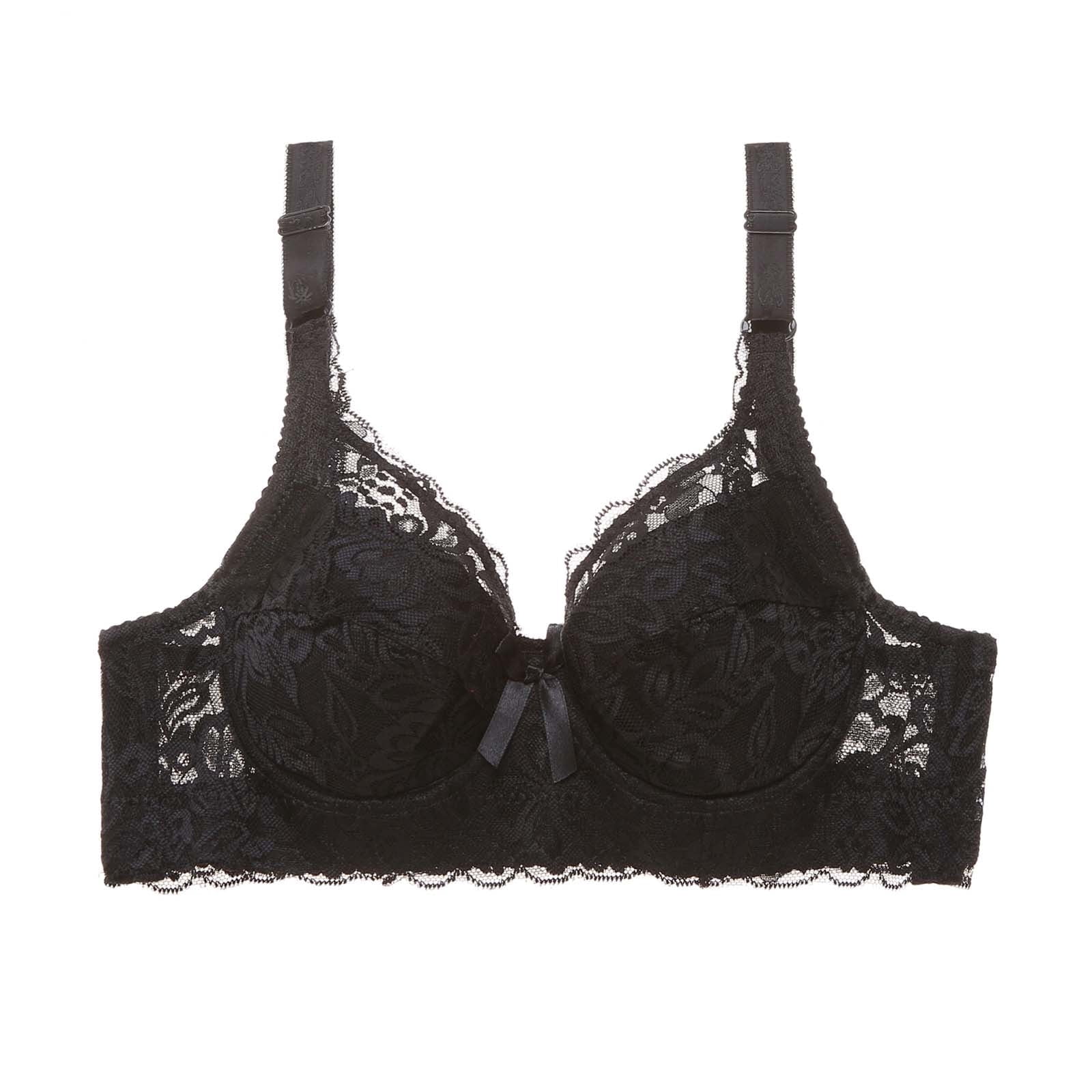 Plus Size Wireless Bras New Women Lace Lingerie Wire Bra Underwear ...