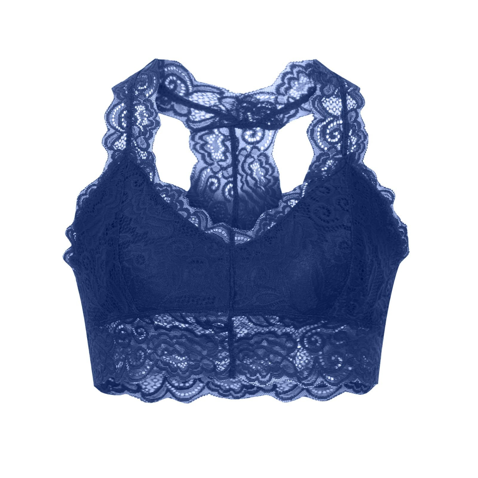 Plus Size Women Push Up Lace Bras Fashion Front Buckle Sexy Solid Bra ...