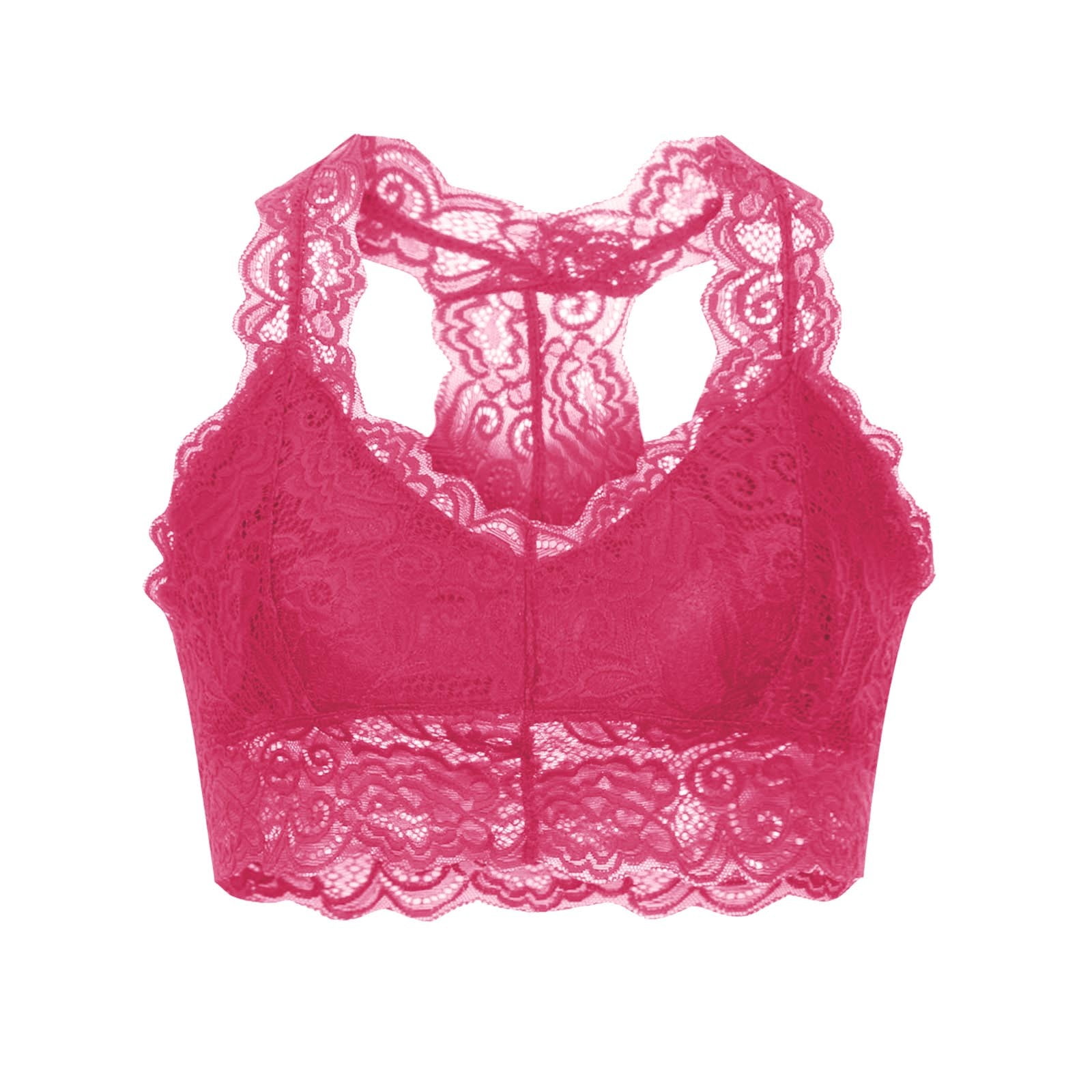 Plus Size Women Push Up Lace Bras Fashion Front Buckle Sexy Solid Bra ...