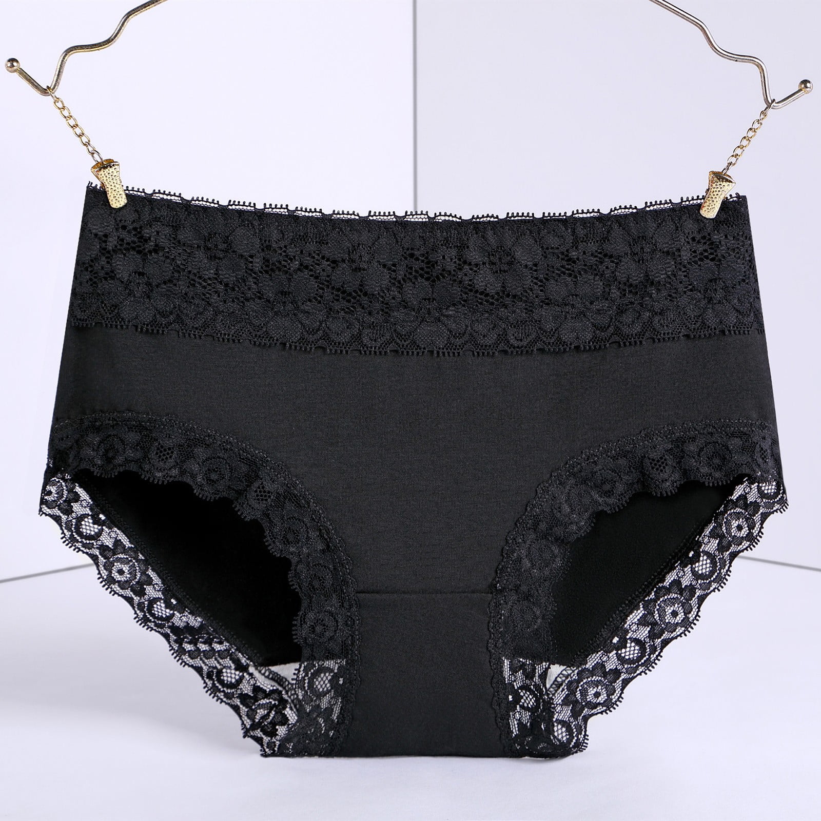 Plus Size Womens Crotch Breathable Skin Tight Belly Lifting Waist Lace