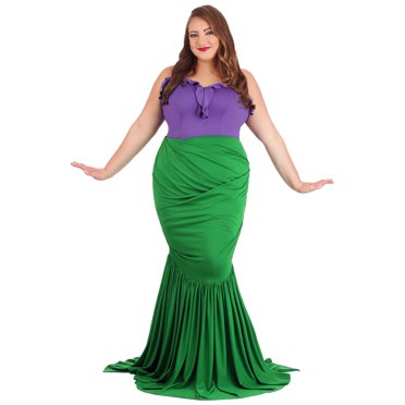 Women's Plus Size Little Mermaid Ursula Prestige Costume - Walmart.com