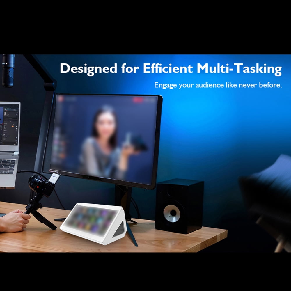 Plus Studio Controller, With 15 Macro Keys, For OBS Twitch , Compatible ...