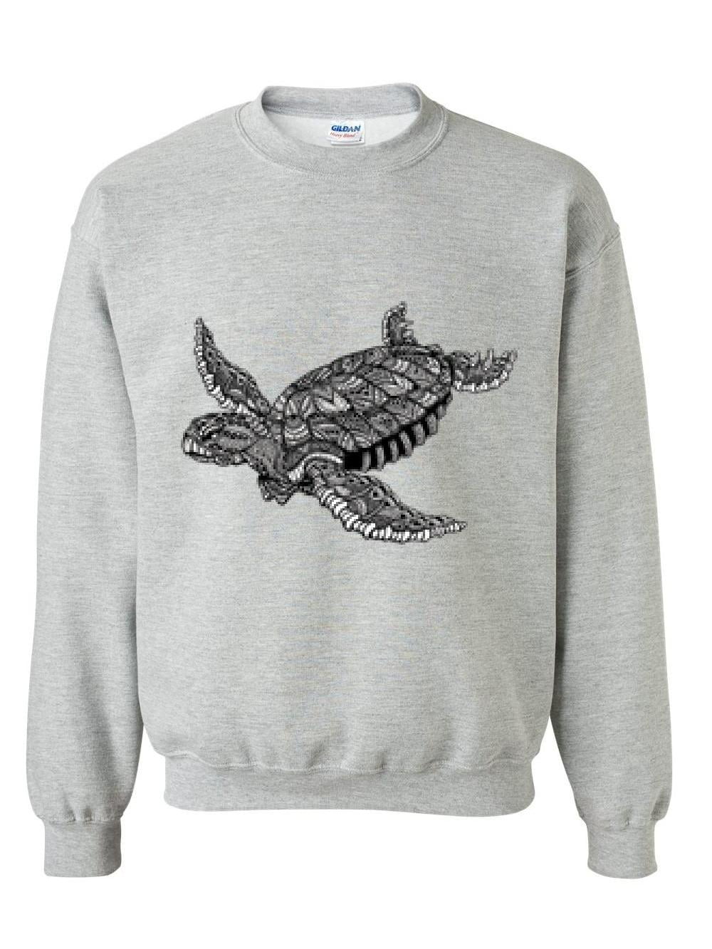 Plus Sweatshirts and Hoodies - Sea Turtle Hawaii - Walmart.com