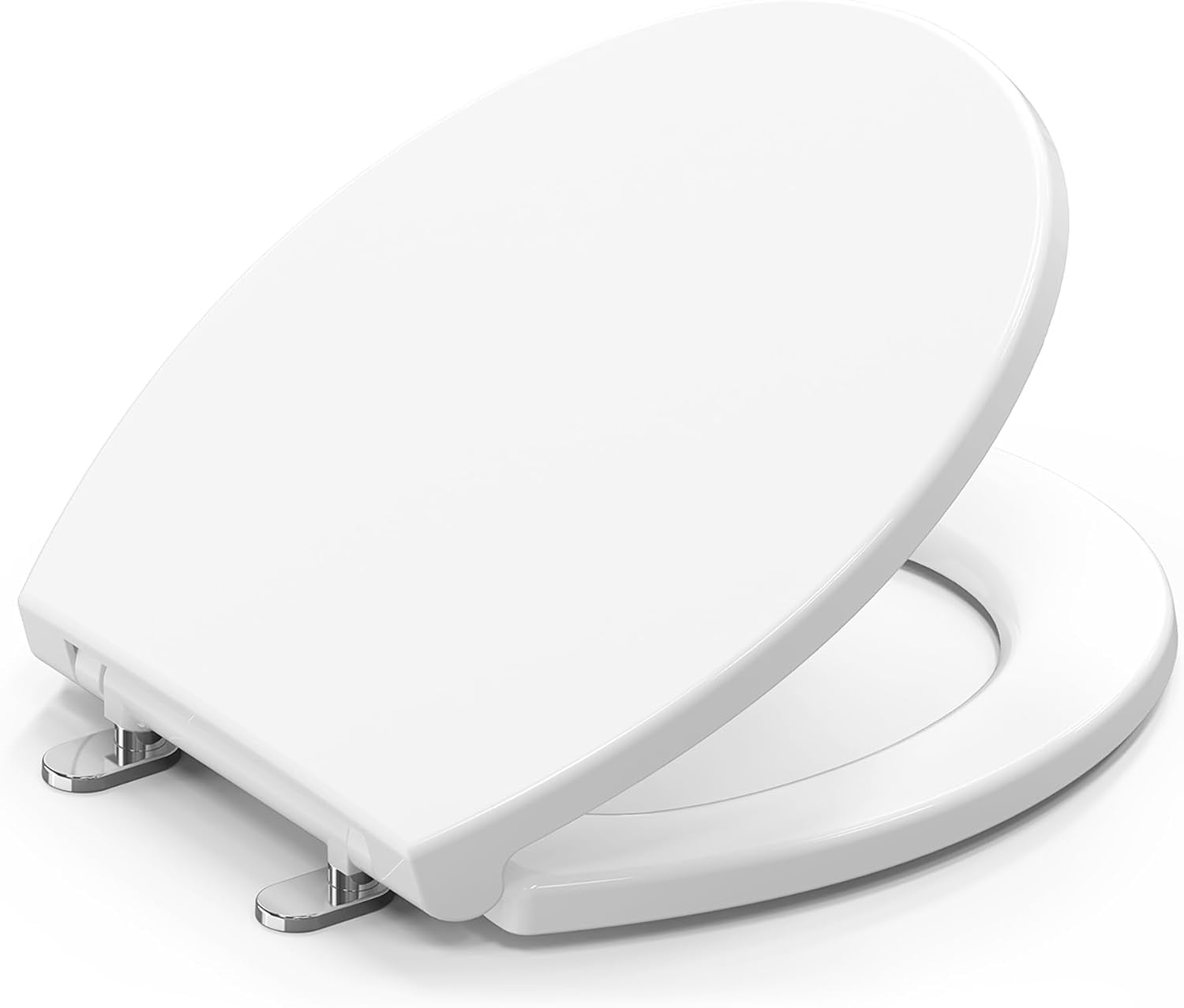 MY Plus Toilet Seat Round, Slow Close Toilet Seat, No-Slam, Magnetic ...