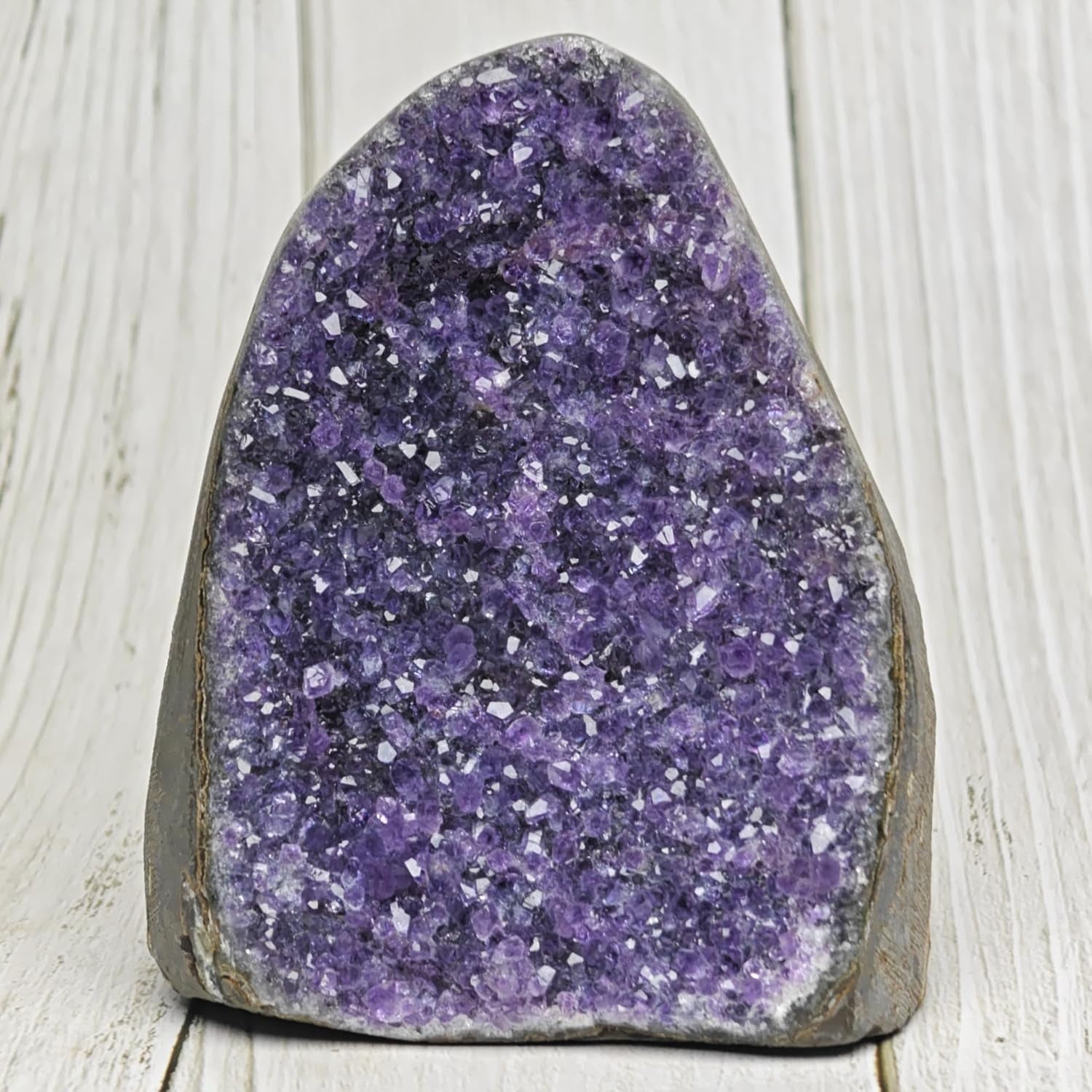 Plus Value Natural Amethyst Rock Cluster Clears Geopathic Stress Helps ...