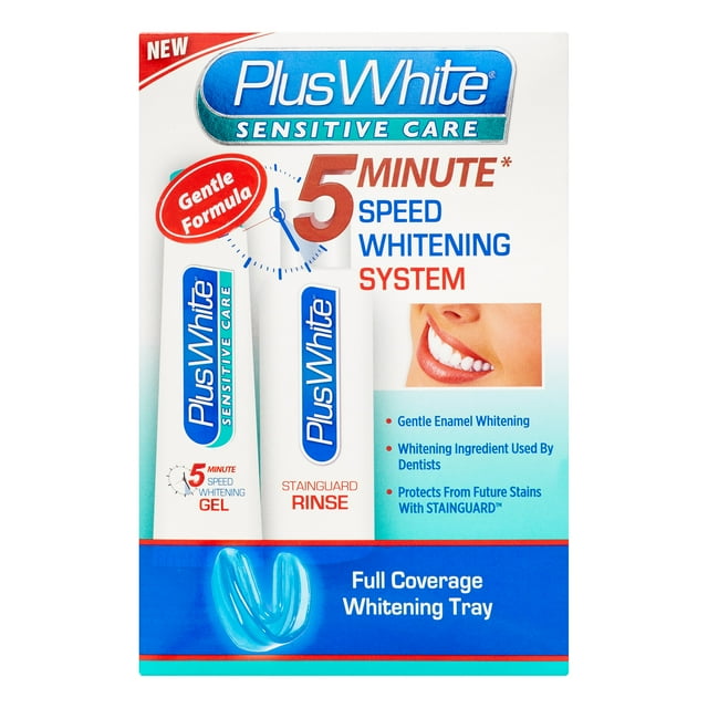 Plus White Sensitive Care 5 Minute Speed Whitening System - Walmart.com