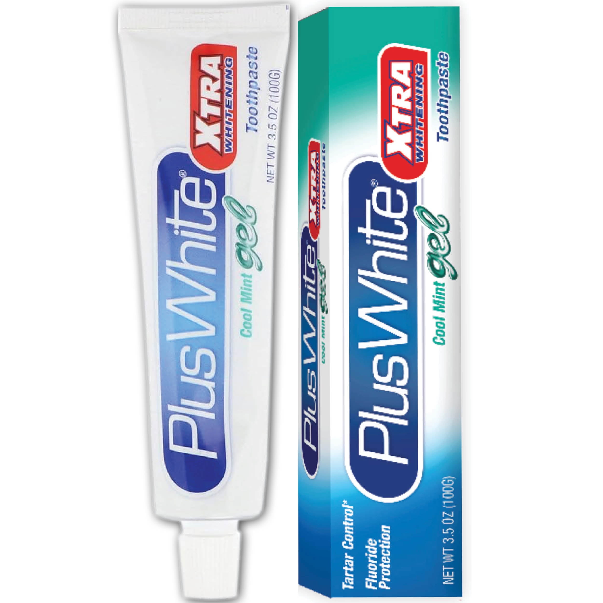 Plus White Xtra Whitening Toothpaste - Dental Whitener, Anti-Cavity ...