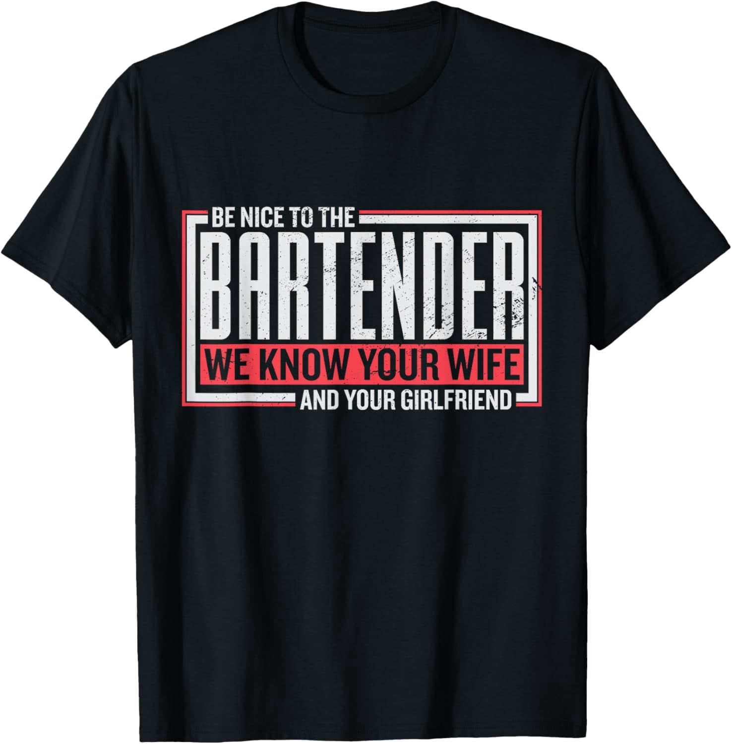 Plus size clothing A Design For Bartenders T-Shirt - Walmart.com