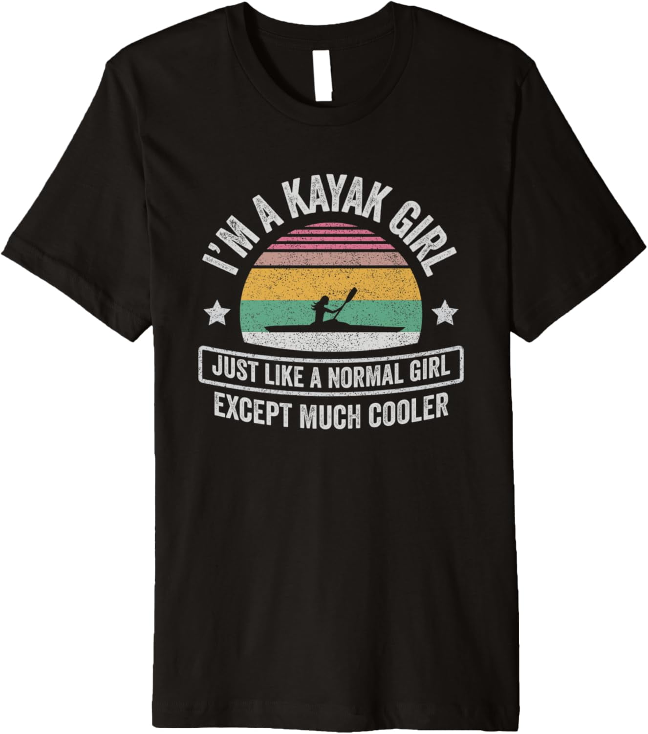 Plus size clothing Vintage Retro I'm A Kayak Girl Cute Nice Funny ...