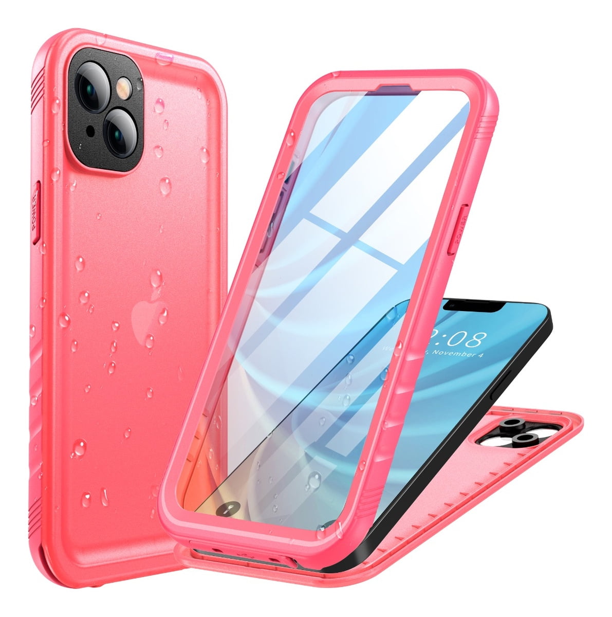 PlusAcc For iPhone 14 Plus Waterproof Shockproof Dustproof Case with ...
