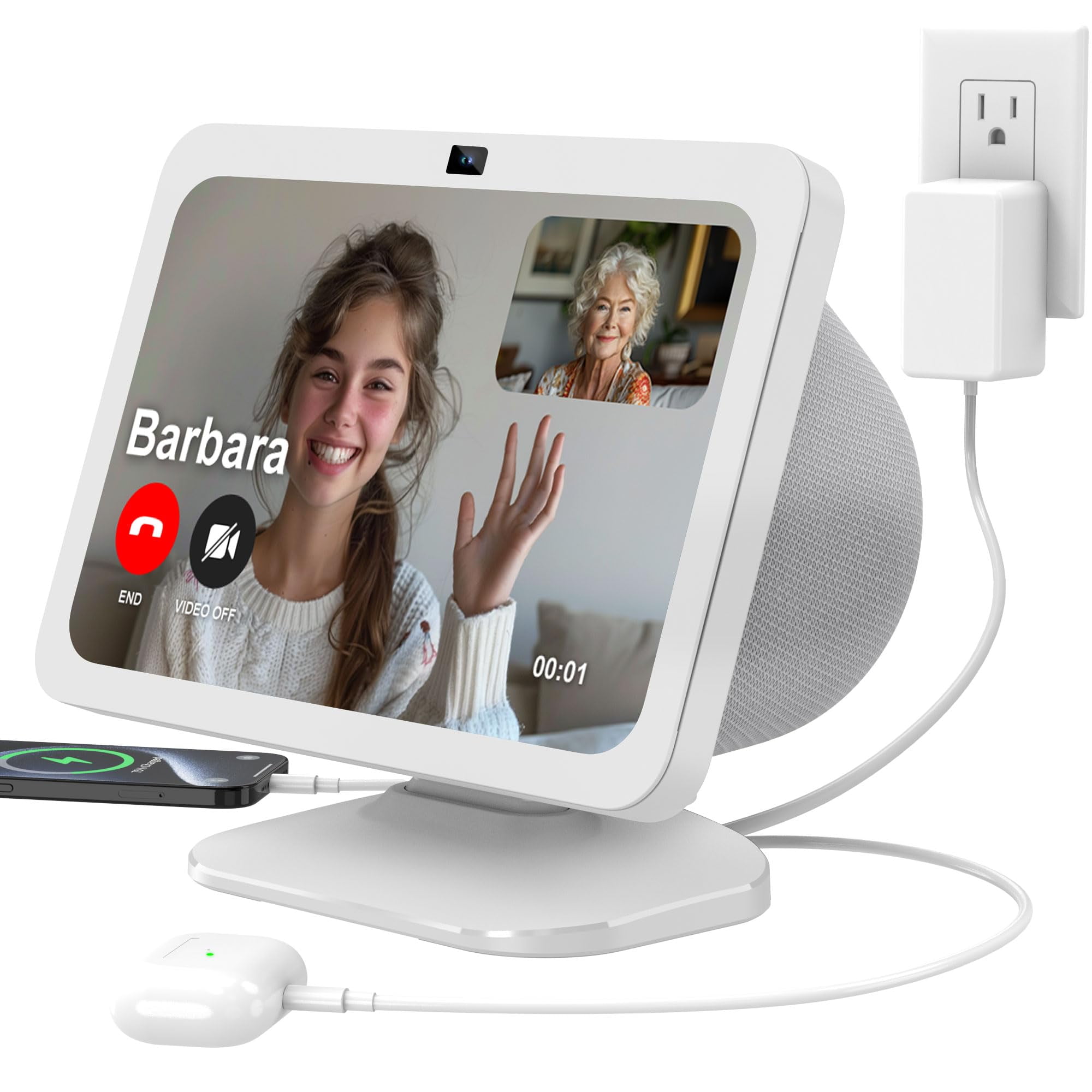 PlusAcc Stand for Show 8 (3rd Gen) - Adjustable Tilt Table Holder with ...