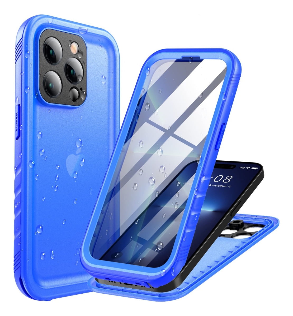 PlusAcc Waterproof Case for iPhone 13 Pro Underwater Dustproof ...
