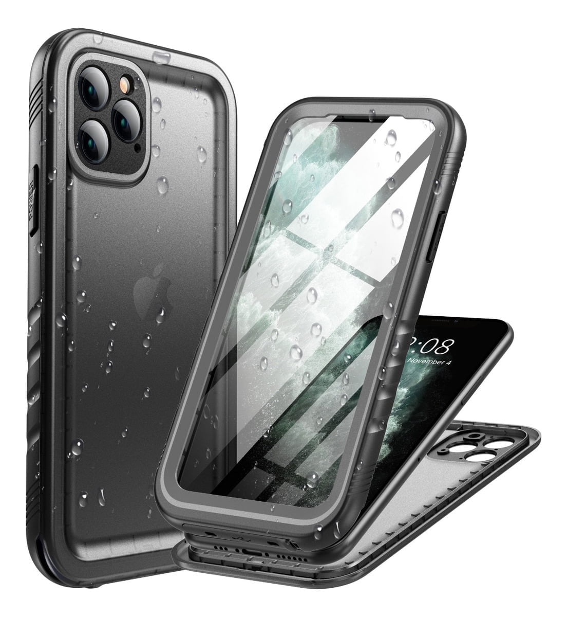 PlusAcc Waterproof Shockproof Case for iPhone 11 Pro Max, IP68 Rated ...