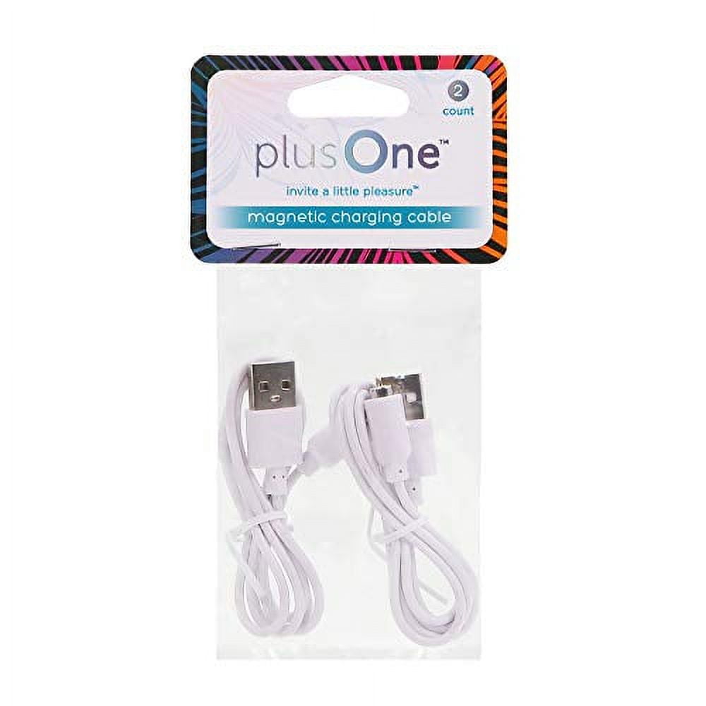 Plus One Magnetic Charging Cables, USB Charger Cord Replacement, 2 Pack ...