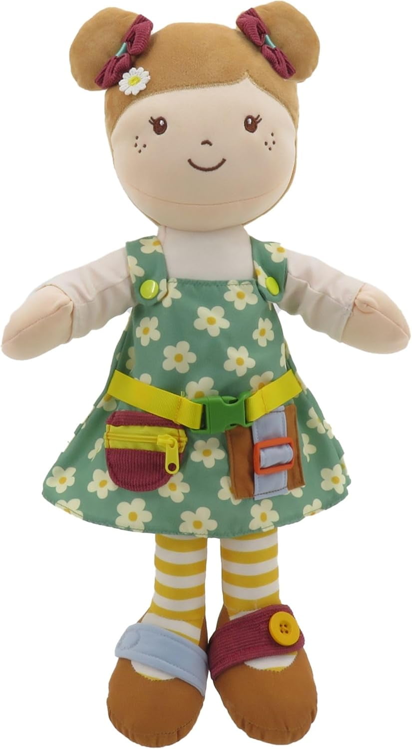 Plush 16’’ Soft Educational Doll Buns with Removable Outfit – Plush ...