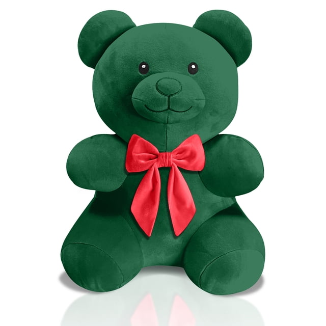 Holiday Time Plush Green Gummy Bear - Preschool Comfort Toy - Walmart ...