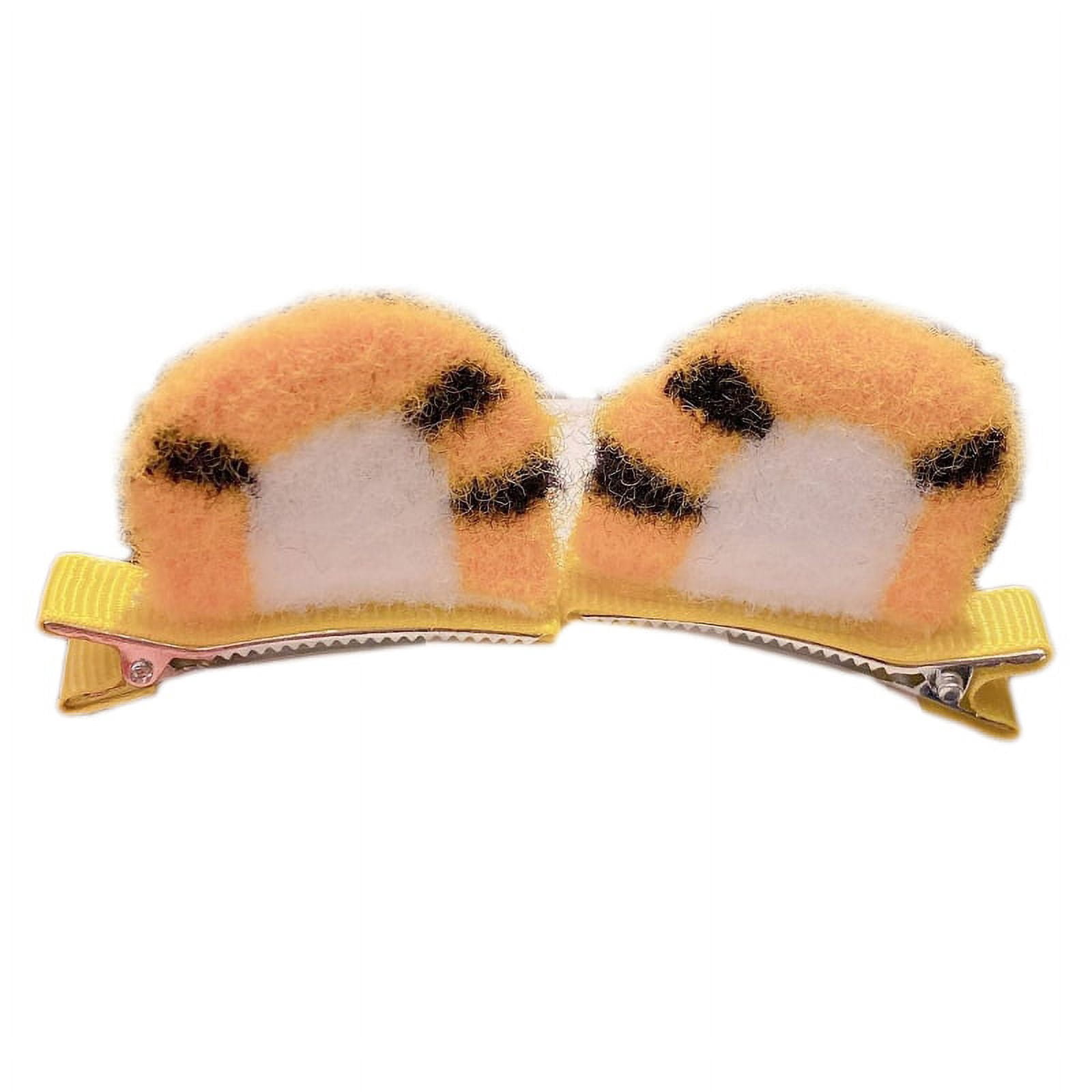 Plush Animal Ears Hairpin Tiger Ears Hair Clip for Girls Lolita Hair ...