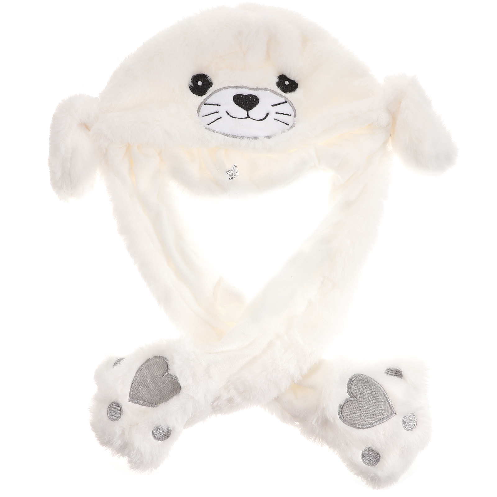 Plush Animal Hat Ear Moving Jumping Hat Funny Cartoon Hat Party ...