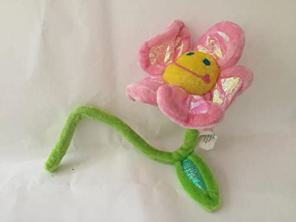 Plush Appeal 15" Daisy Flower Shining Rose Plush Smiley Velvet Soft ...