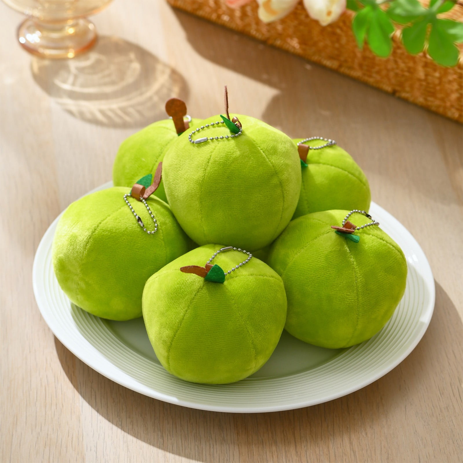Plush Apple Stress Relief Toys for Adults, Cute Desk Decor Fidget ...