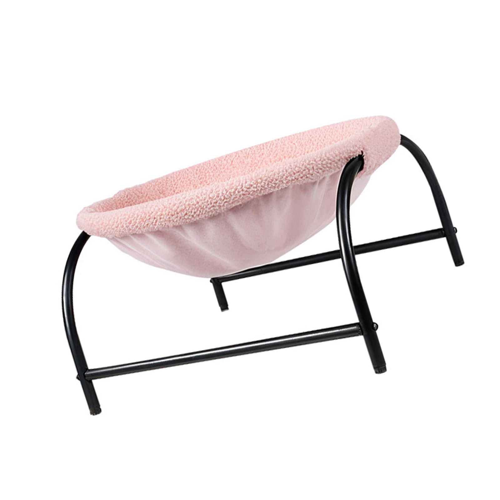 Plush Arched Elevated Cats Bed With Stable Steel Frame Machine Washable ...