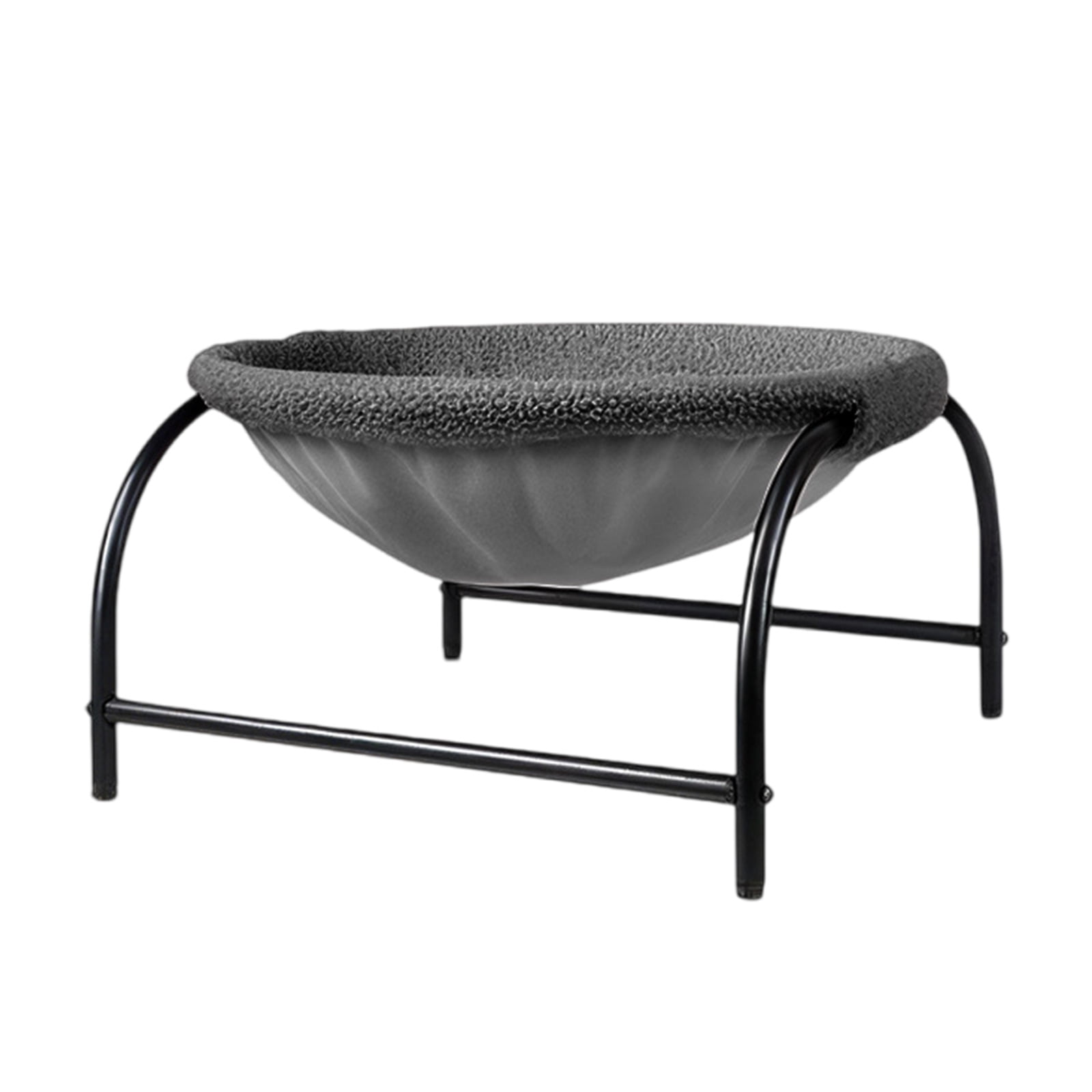Plush Arched Elevated Cats Bed With Stable Steel Frame Machine Washable ...
