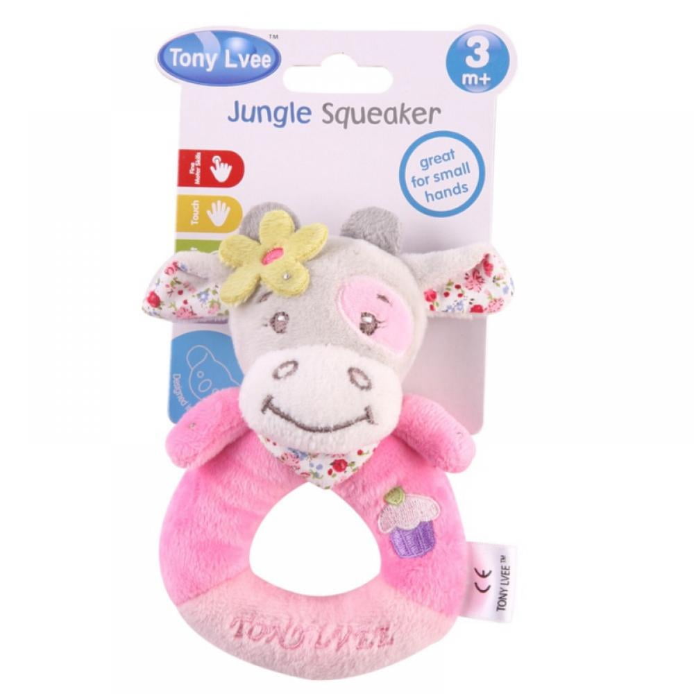 Plush Baby Soft Rattle Toys, Hand Grab Sensory Shaker, Organic Farm ...