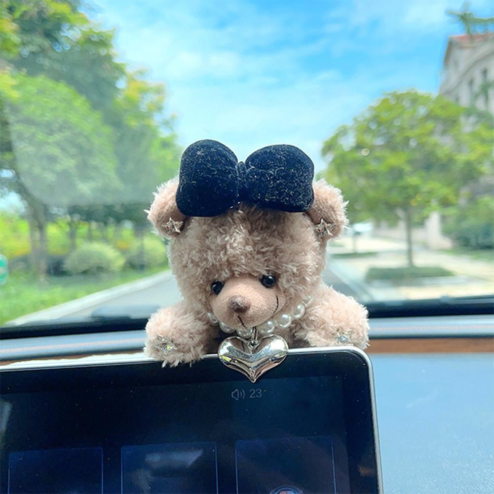 Plush Bear Car Ornaments Car Dashboard Auto Interior GXY Dec Screen ...