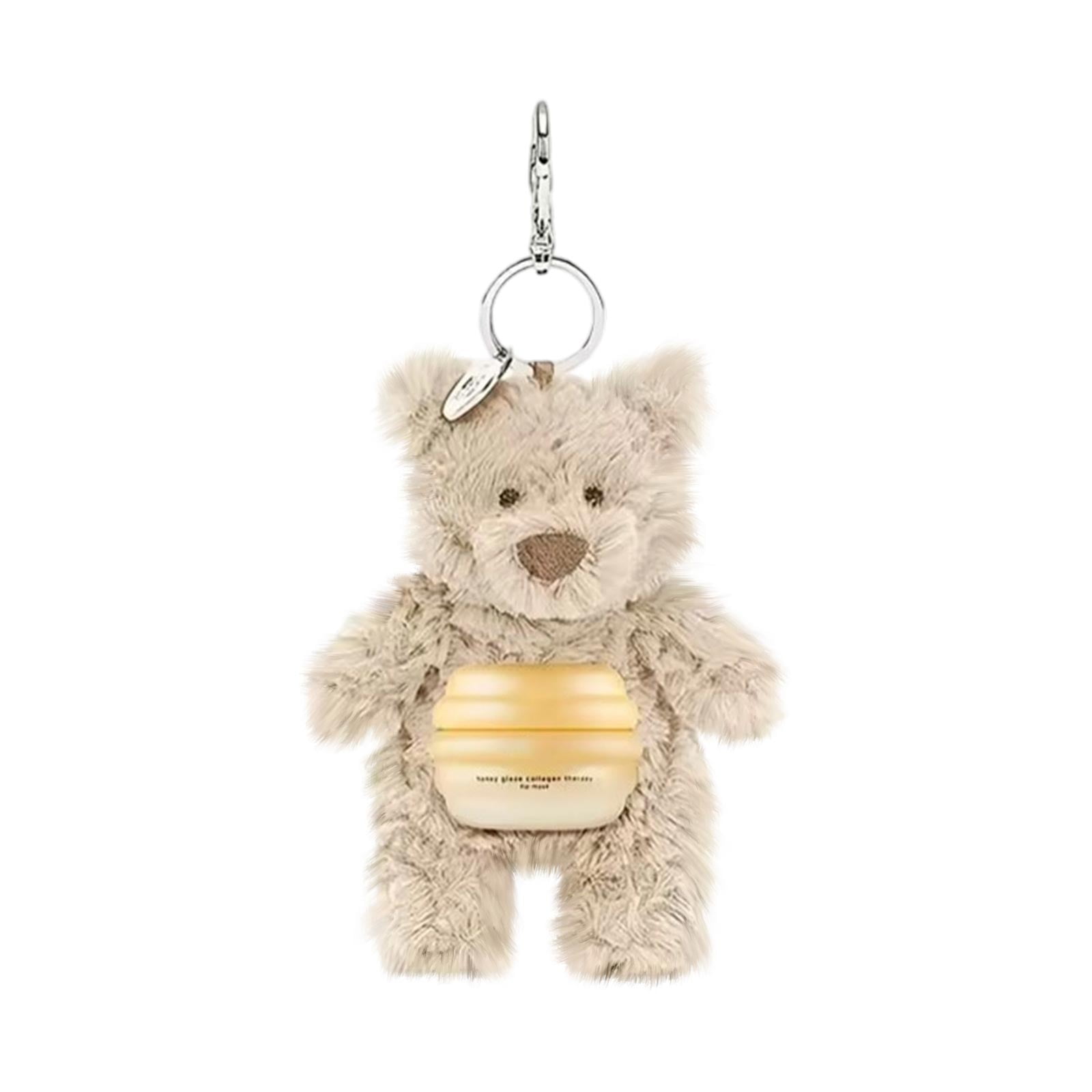 Plush Bear Keychain - 4 Inch Stuffed Animal Bag Charm With Soft Fuzzy ...