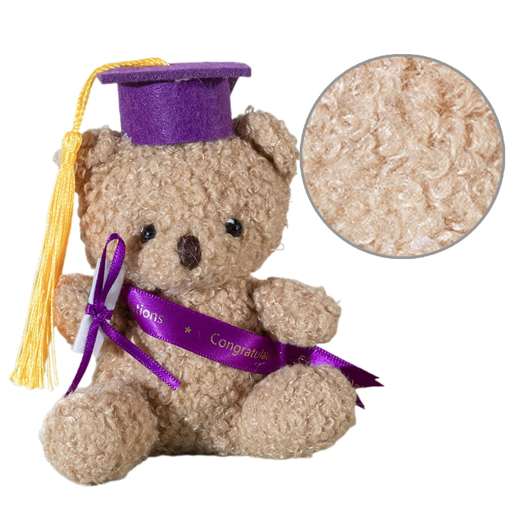 Plush Bear Stuffed Graduation Bear Toy Graduation Hat Gift Souvenir for ...