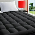 [Plush Bed Topper] Pillow Top Mattress Topper Cooling King, Extra Thick ...