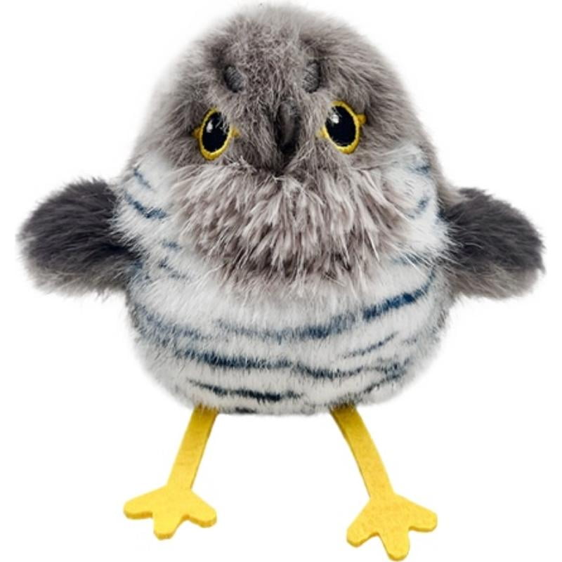 Plush Bird Toy with USB-C Charging - Interactive & Safe for Cats ...