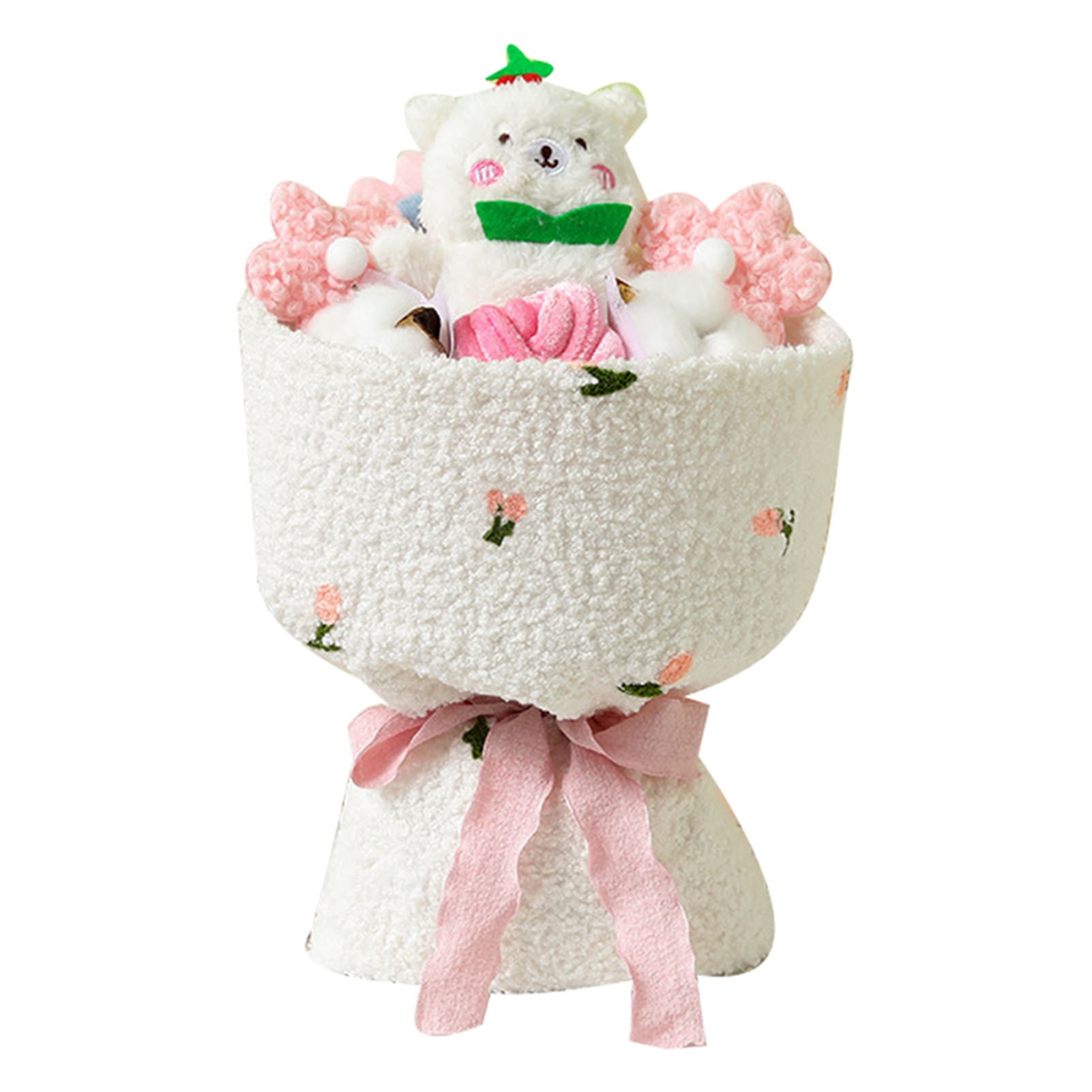 Plush Bouquet Toy Cute Cartoon Style Bright Colors LED String Light ...