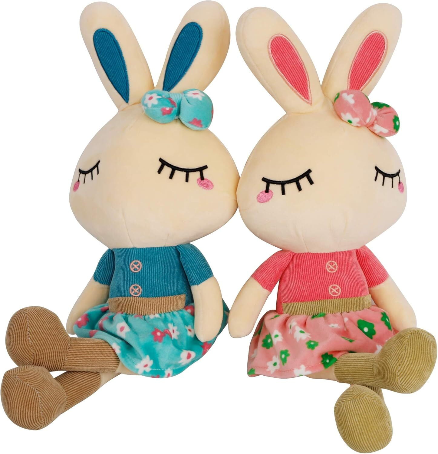 Plush Bunny Rabbit, 18.3 in Doll Stuffed Easter Bunny Rabbit Animal Toy ...