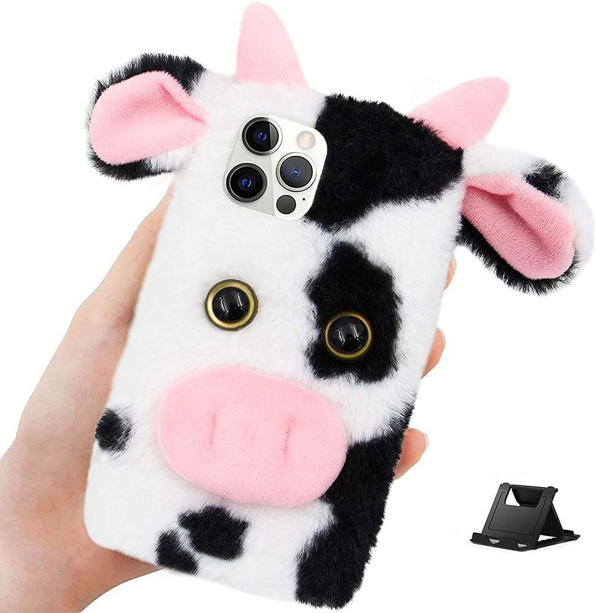Plush Case Compatible with Samsung Galaxy S22 Ultra 5G 3D Ear Fluffy ...