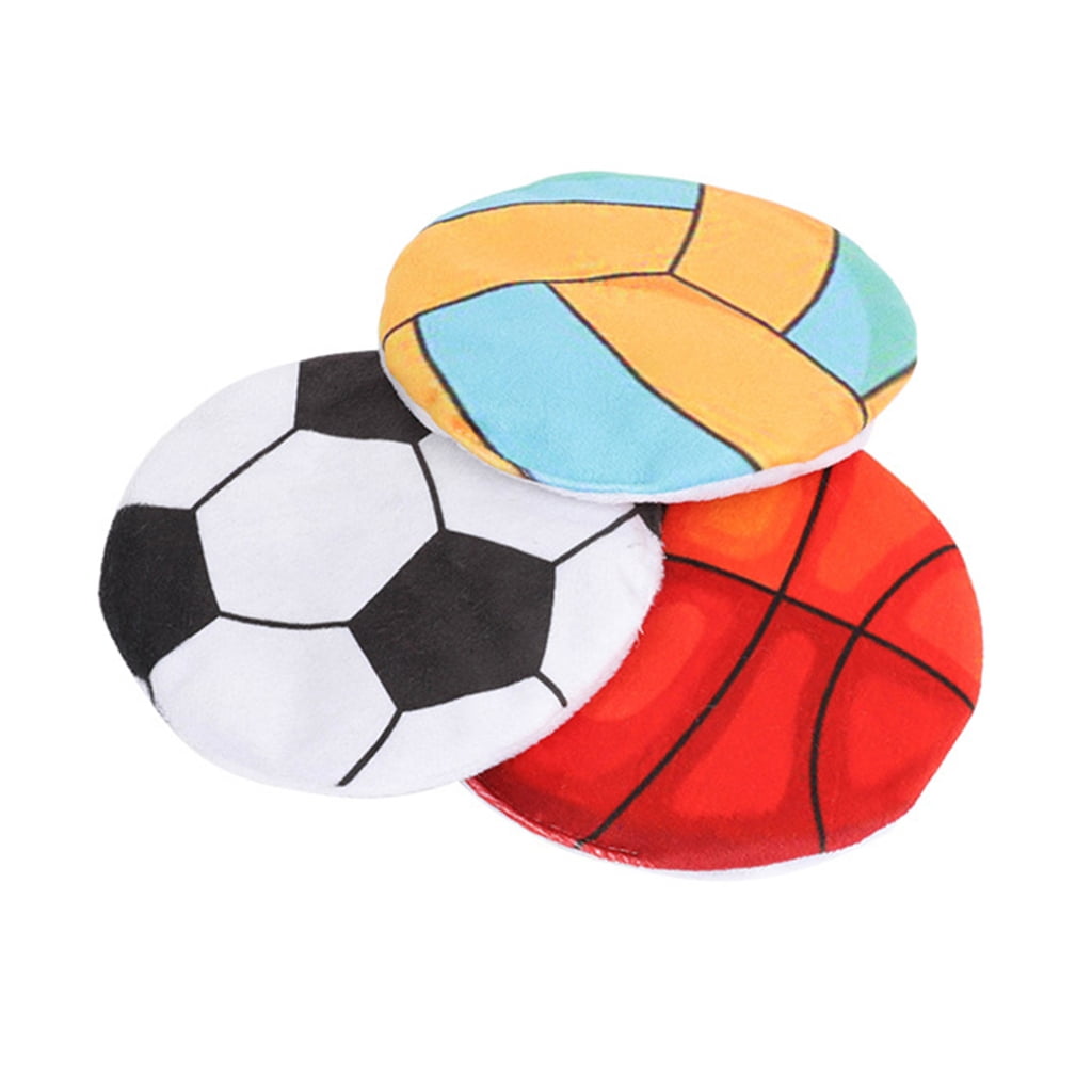 Plush Cat Crinkle Toy Interactive Cat Toy with Filled Catmint Round ...