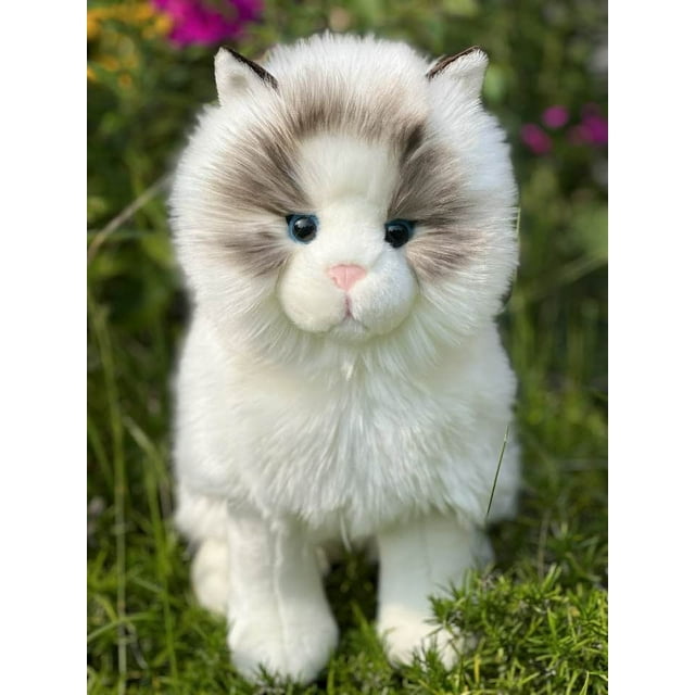 Plush Cat- Faux Plush Ragdoll Kitten: Realistic Details, Charming ...
