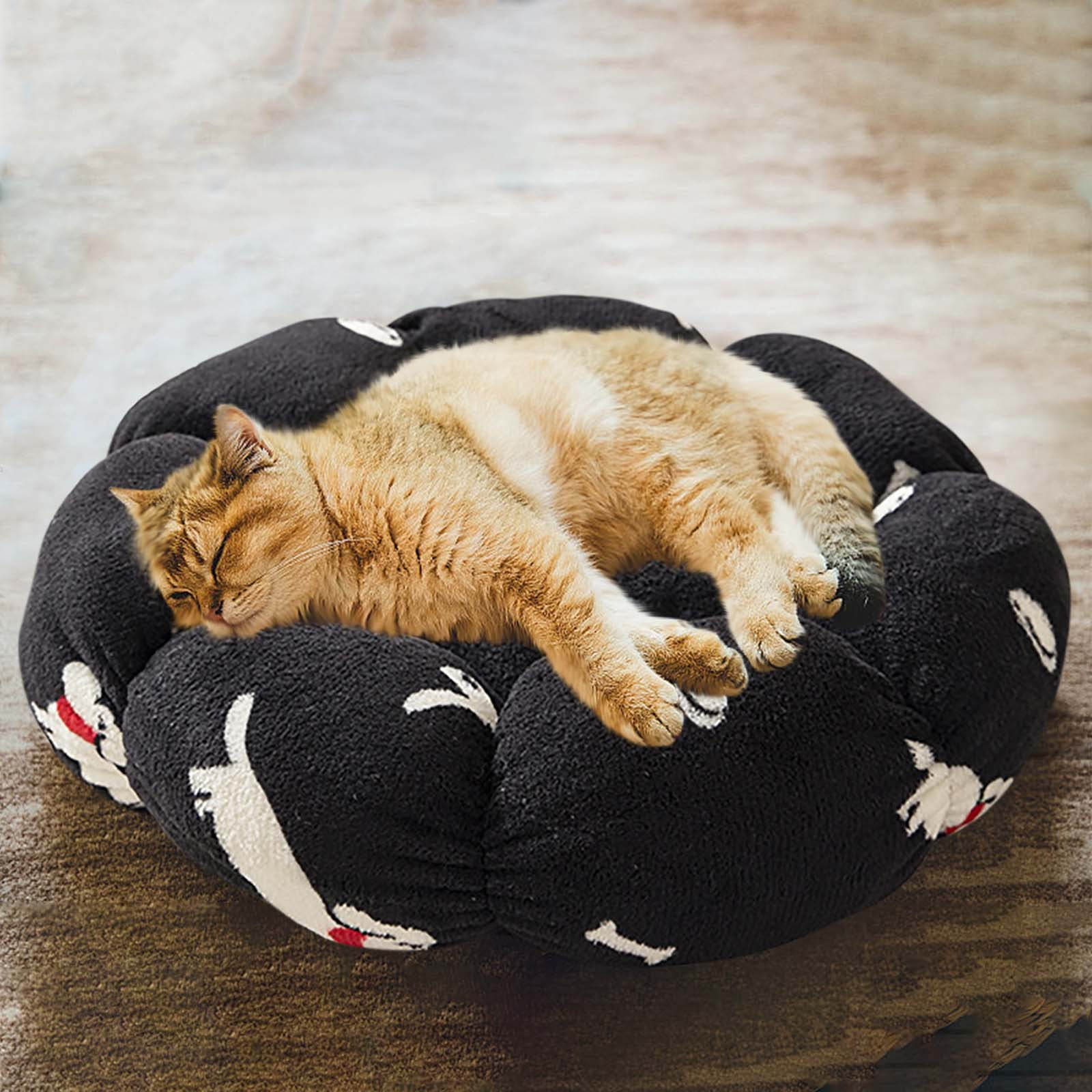 Plush Cat Nest, Indoor Cat Nest, Made Of Single-Sided Velvet, Donut ...