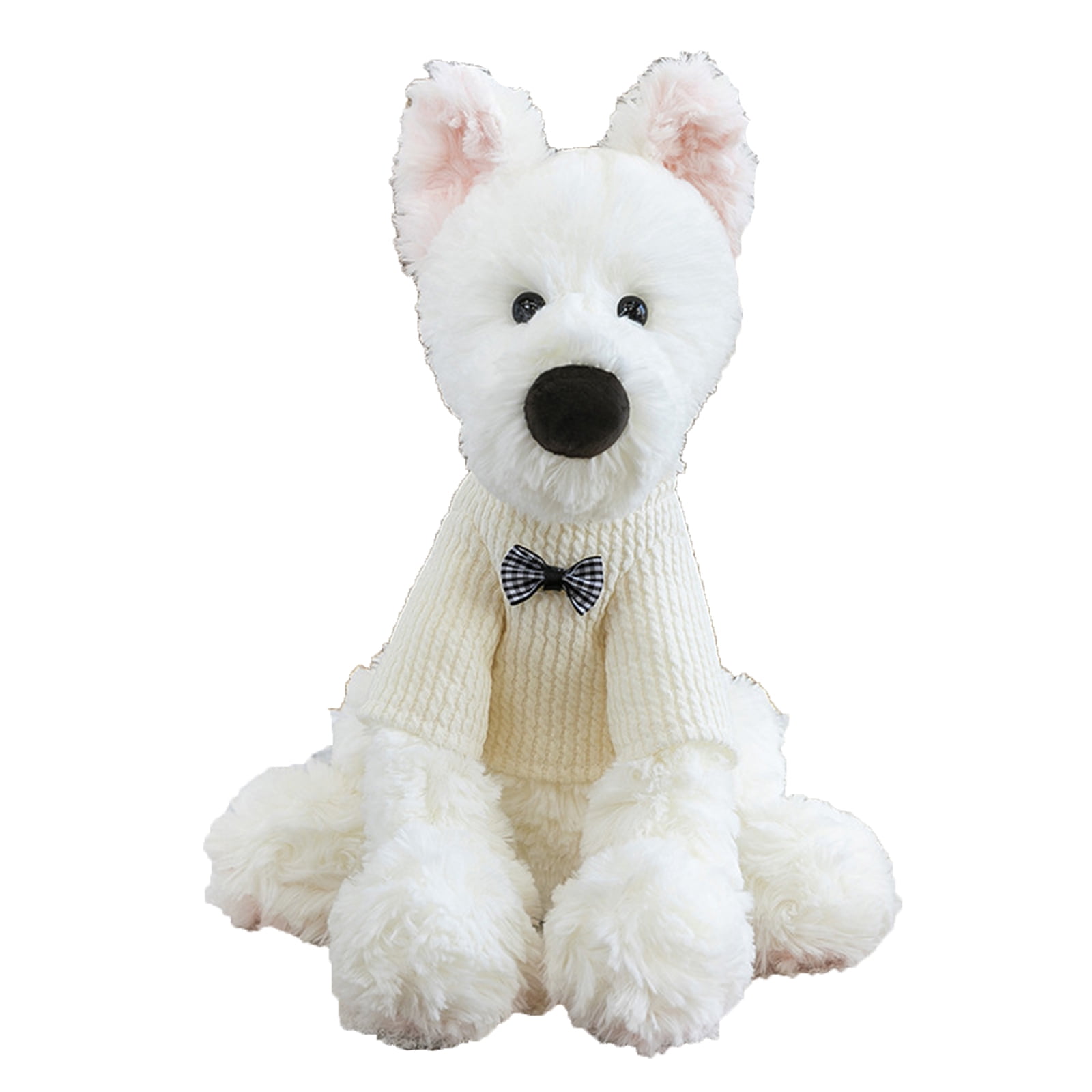 Plush Cat Stuffed Animal Soft Toy with Striped Sweater Huggable Cuddly ...