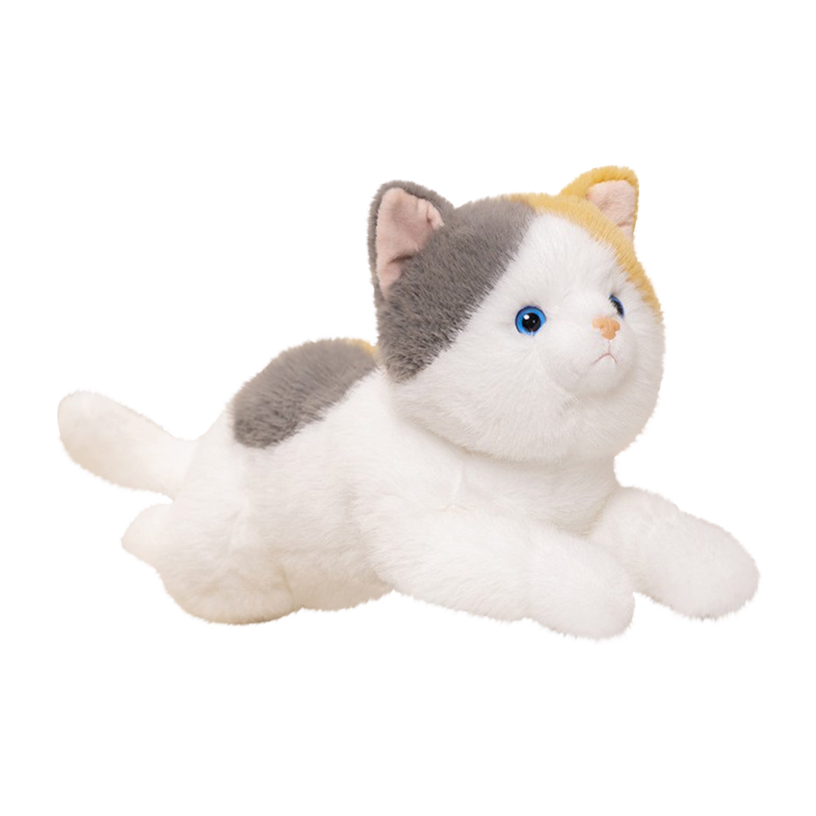 Plush Cat Stuffed Animals, Realistic Cat Stuffed Animal, Cat Stuffed ...
